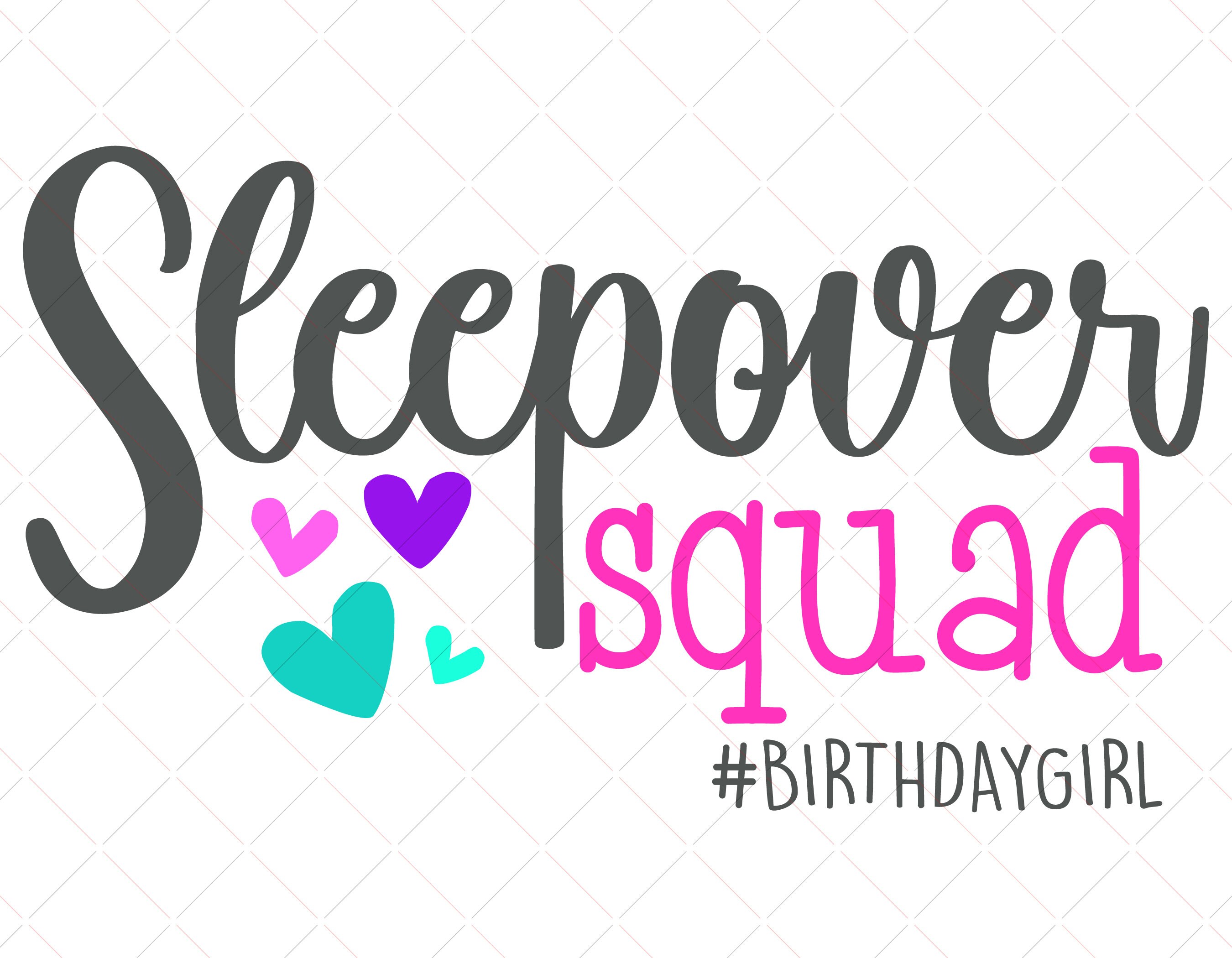 Sleepover Squad Svg Slumber Party Svg Girl Night Svg Files - Etsy