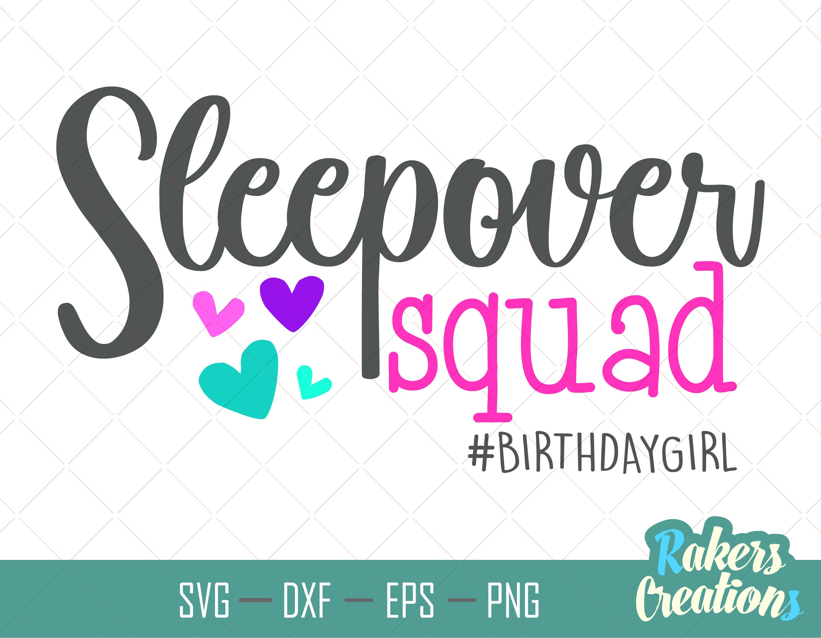 Sleepover Squad Svg Slumber Party Svg Girl Night Svg Files Etsy Canada