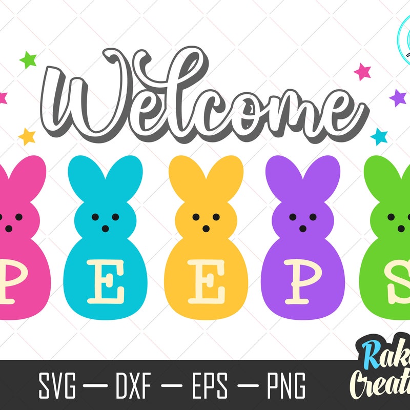 Welcome Peeps Svg - Etsy