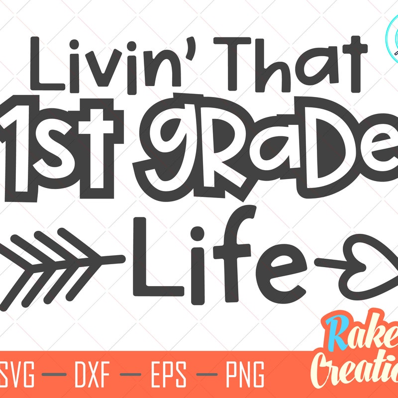 1st Grade Svg - Etsy