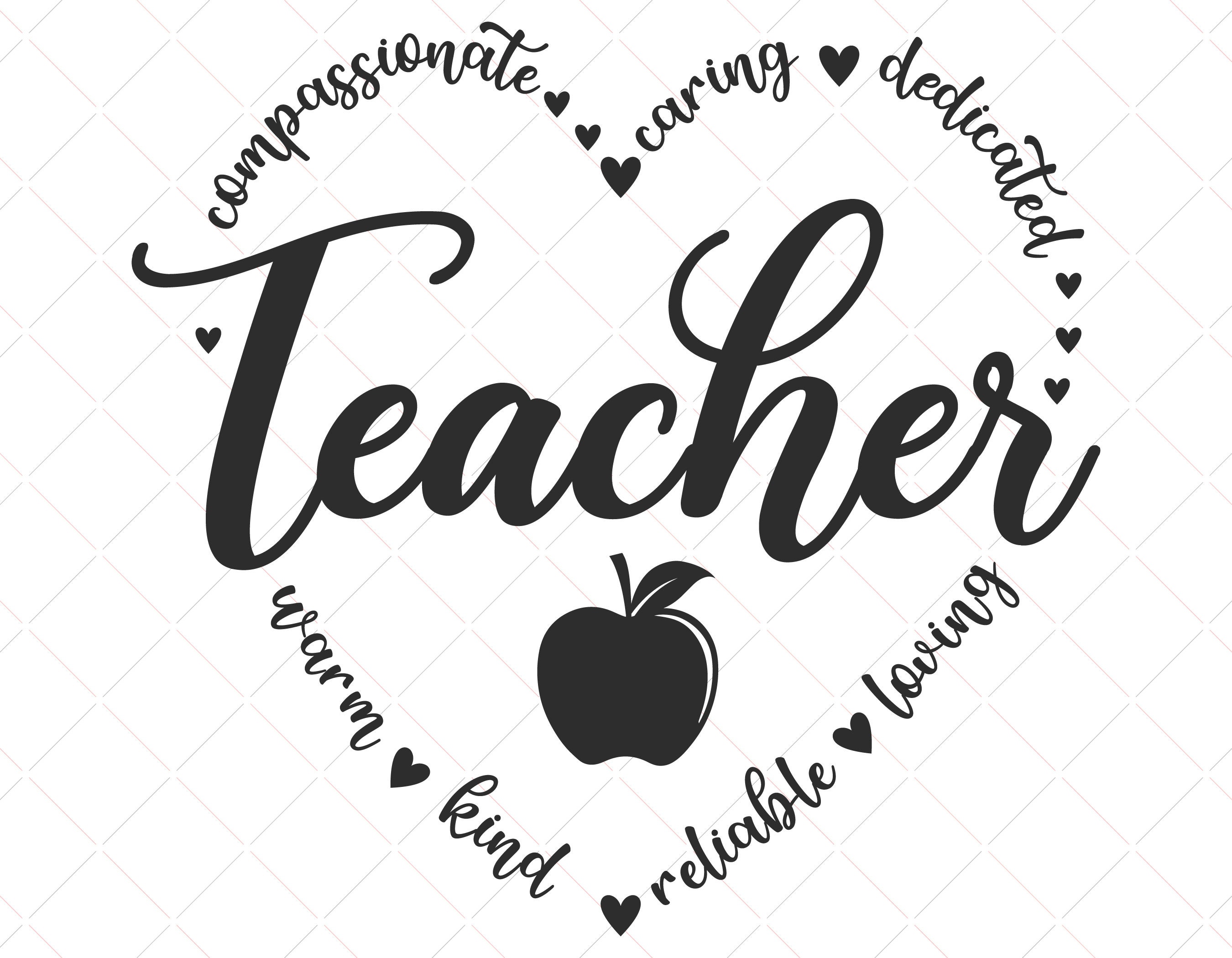 Teacher Appreciation Svg Teacher Day Svg School Svg - Etsy Canada