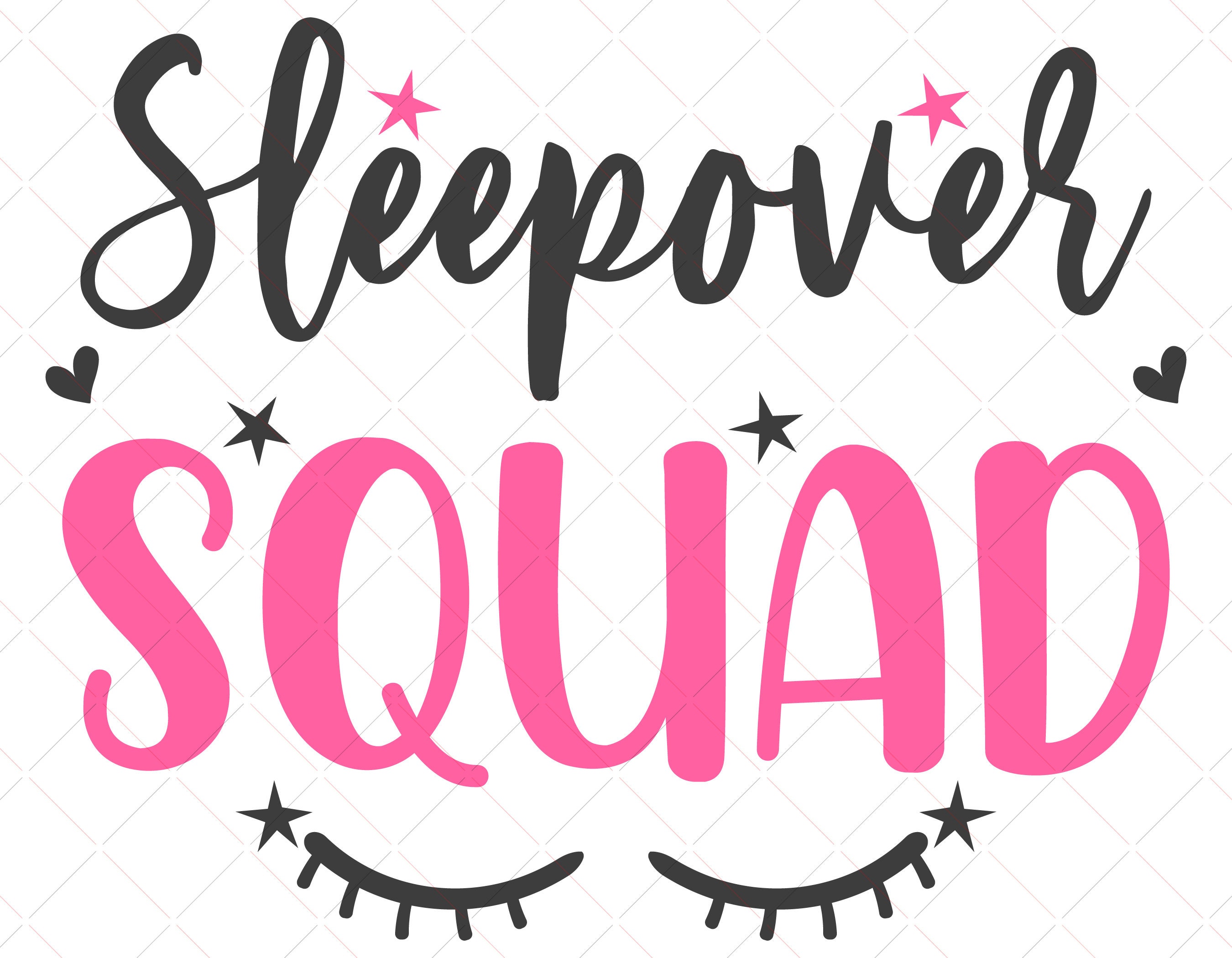 Sleepover Squad Svg Slumber Party Svg Girl Night Svg Files - Etsy Australia
