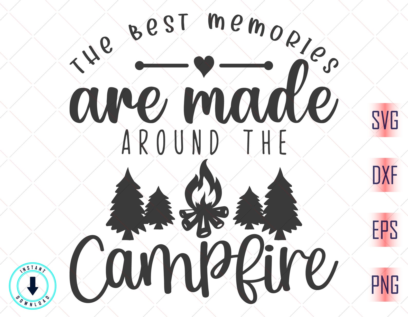 The Best Memories Are Made Around the Campfire Svg Camplife - Etsy