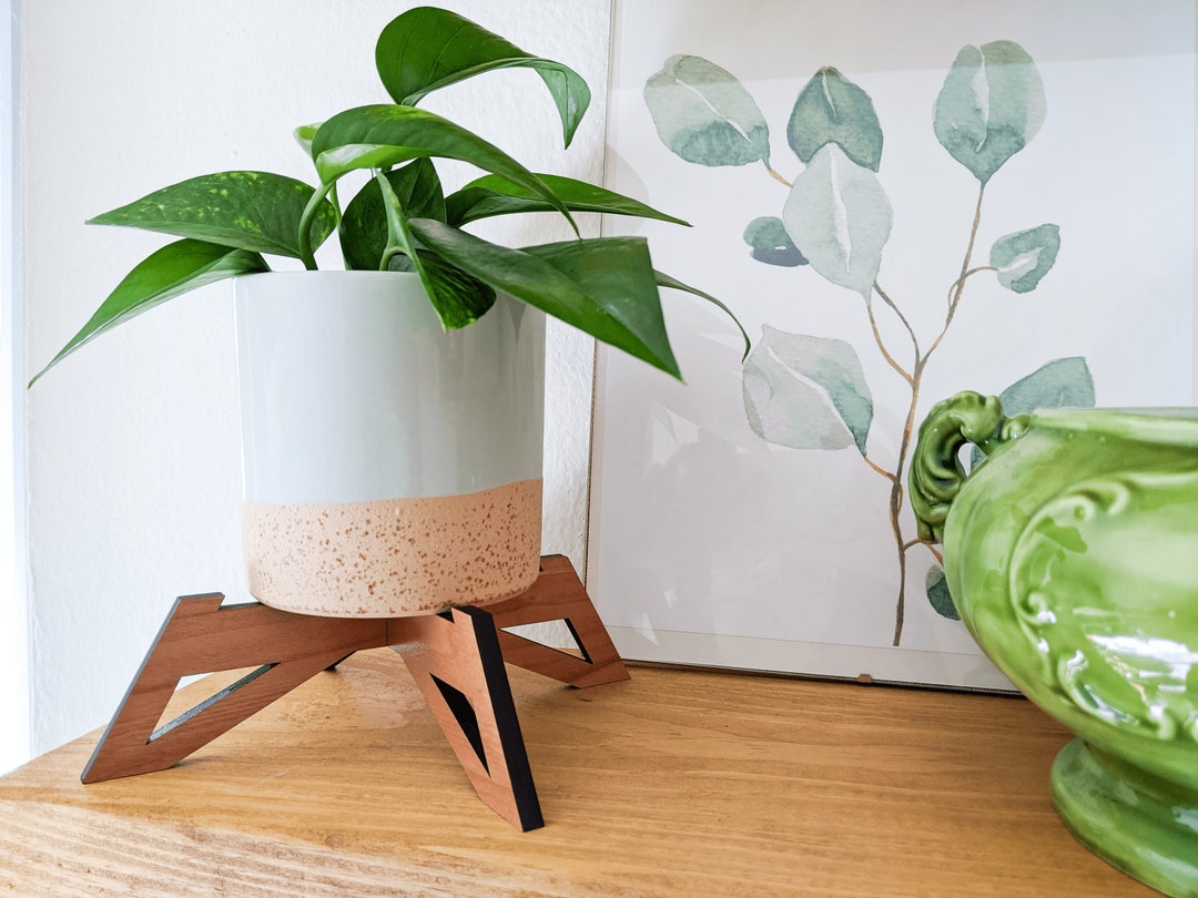 Plant Stand Small Plant Stand Mini Plant Riser 4 Inch Plant Stand - Etsy