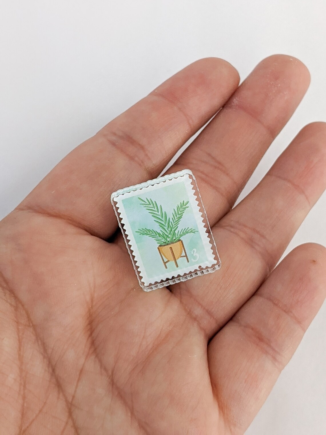 Acrylic Pin Floral Pin Plant Lover Pin Floral Acrylic | Etsy