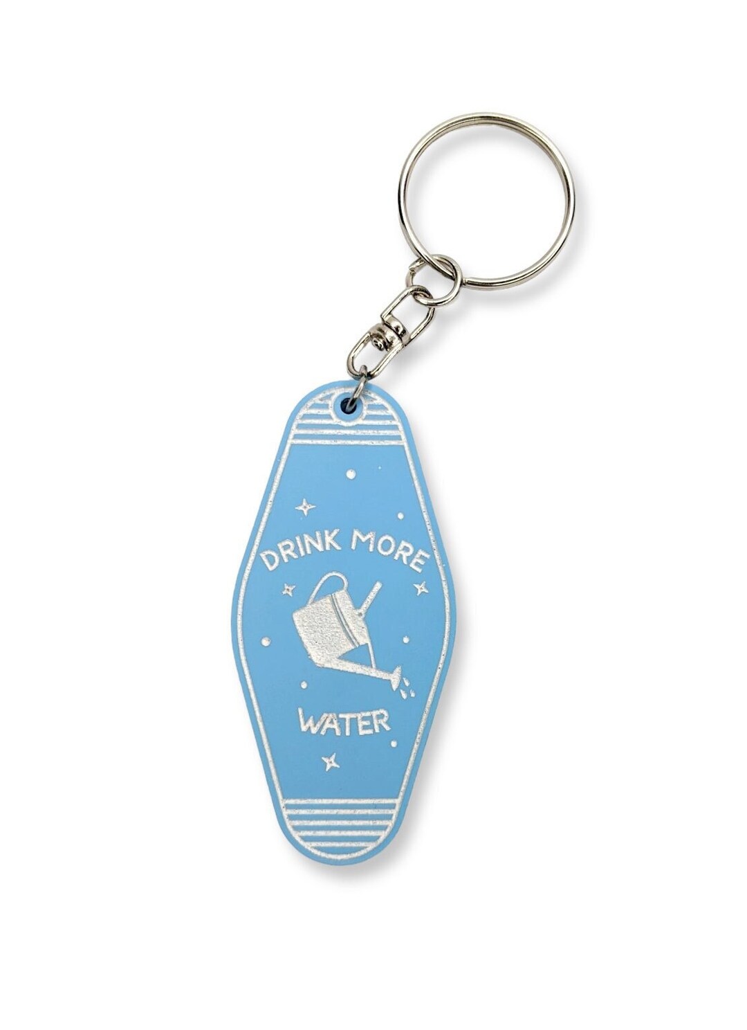 Drink More Water Keychain Plant Lover Keychain Acrylic Keychain ...