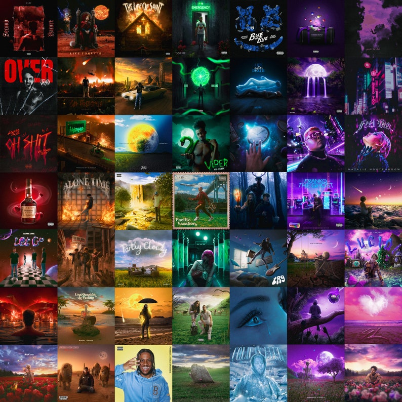 Custom Album Cover Art || Digital Cover Art for Streaming Platforms - Etsy