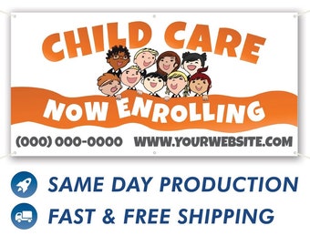 Now Enrolling Banner - Etsy