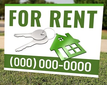 Apartment for Rent Signs - Etsy