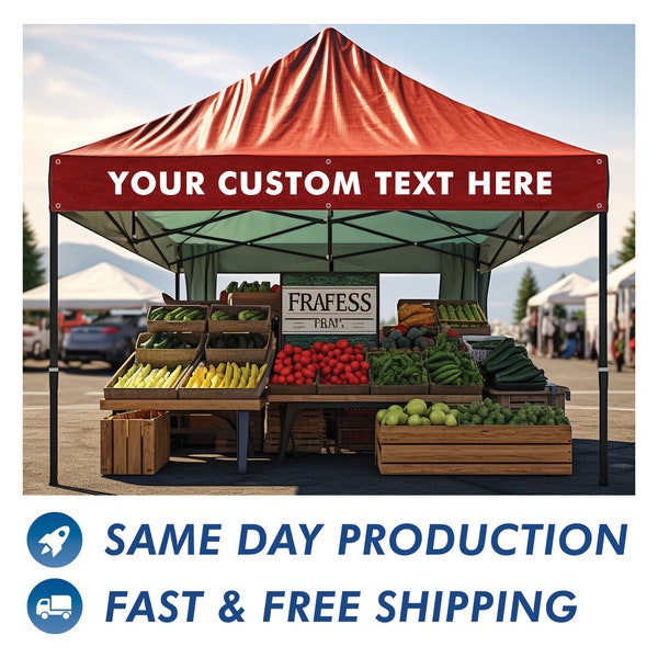 Canopy Banner - Etsy