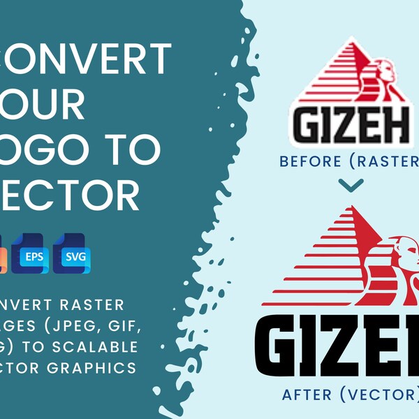 Convert Your Image on Logo to Vector - Etsy