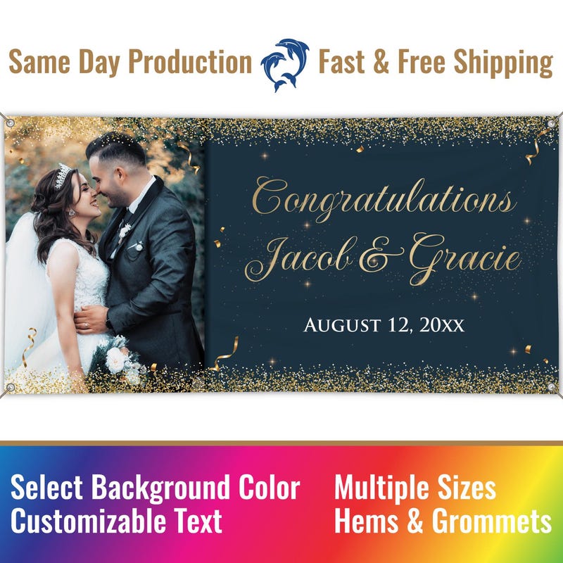 Wedding Banner Backdrop - Etsy