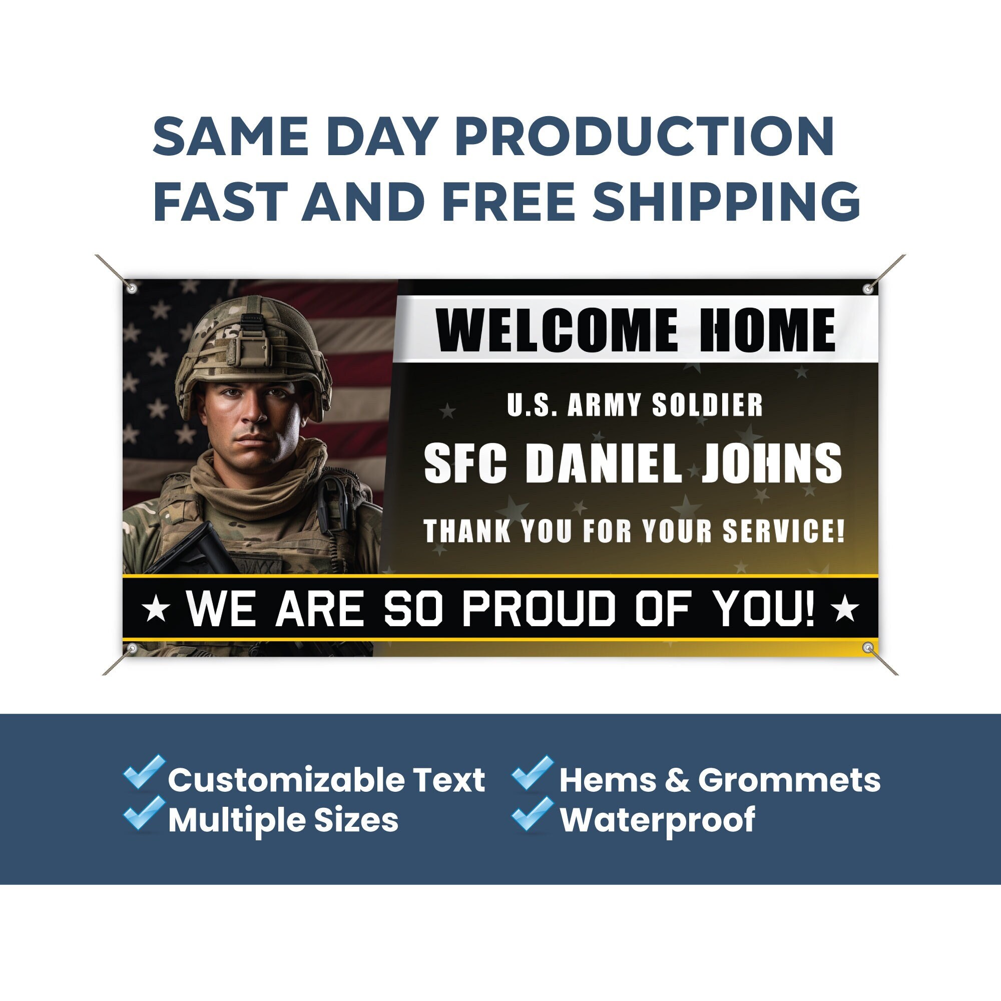 Welcome Home Sign For Soldiers