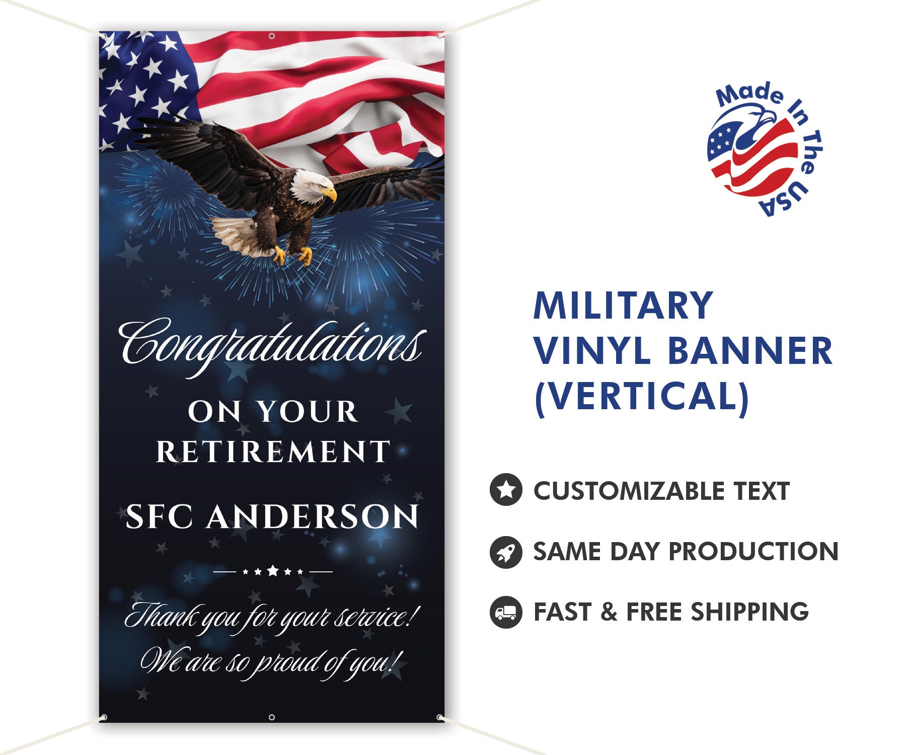 Congratulations On Your Retirement Banner