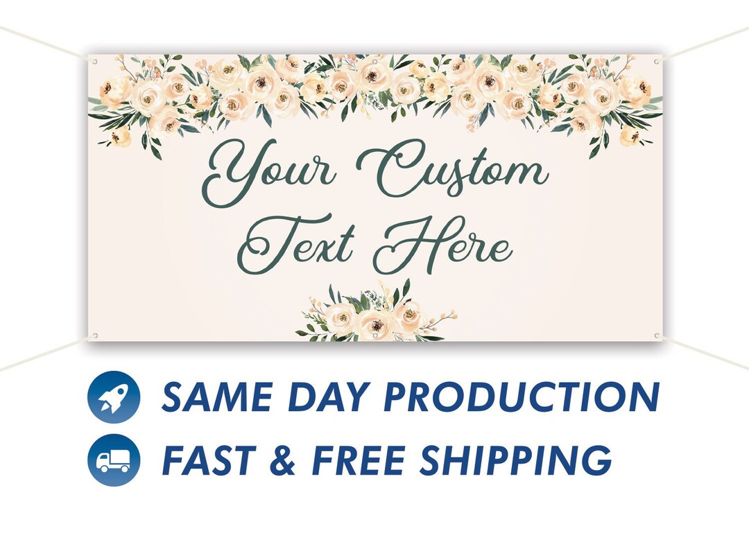 Custom Vinyl Banner for Announcing Special Events or - Etsy