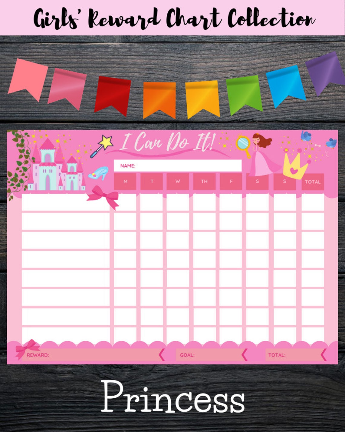 Girls Reward Chart Kids Reward Chart Unicorn Reward Chart | Etsy Canada
