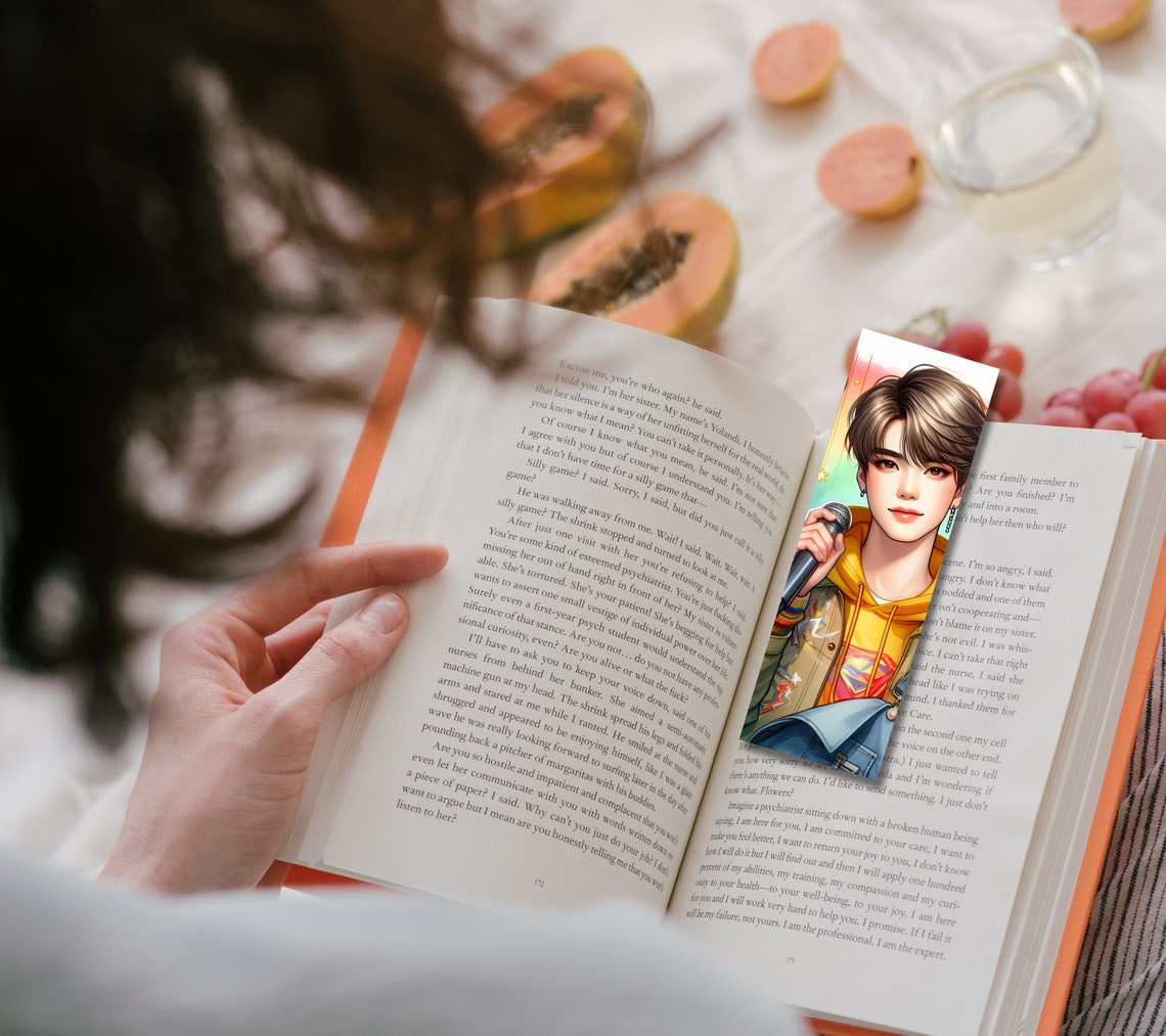 8 Male K-pop Idols Bookmark Designs, Printable Bookmarks Bookmark ...