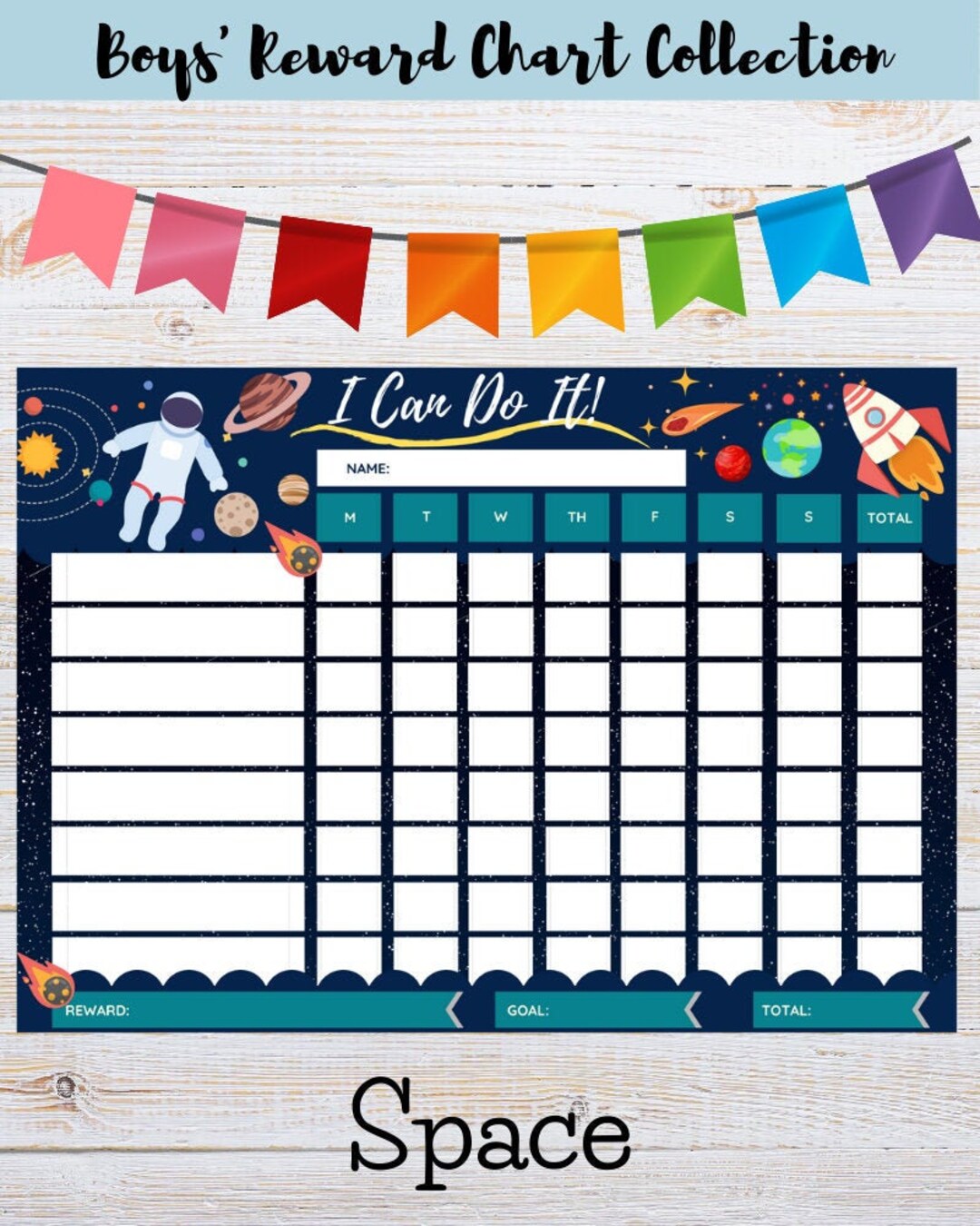 Boys Reward Chart Kids Reward Chart Pirate Reward Chart - Etsy Australia
