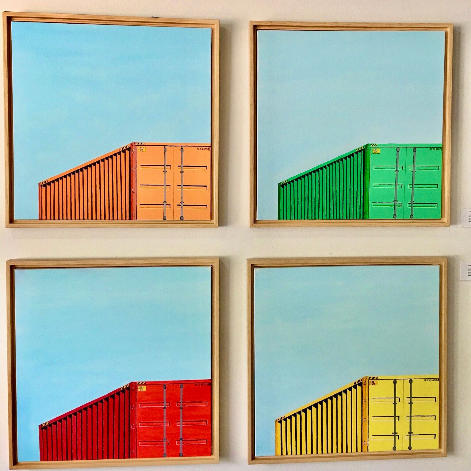 Painting "contained In..." Series. by Andrew Burt. Acrylic on Canvas ...