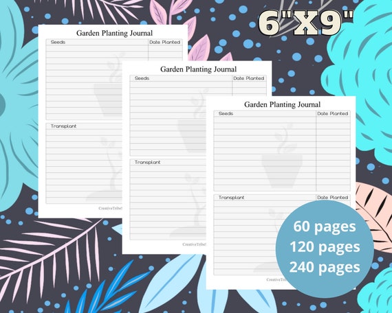 Garden Planner Garden Planner PDF Garden Notebook Garden | Etsy
