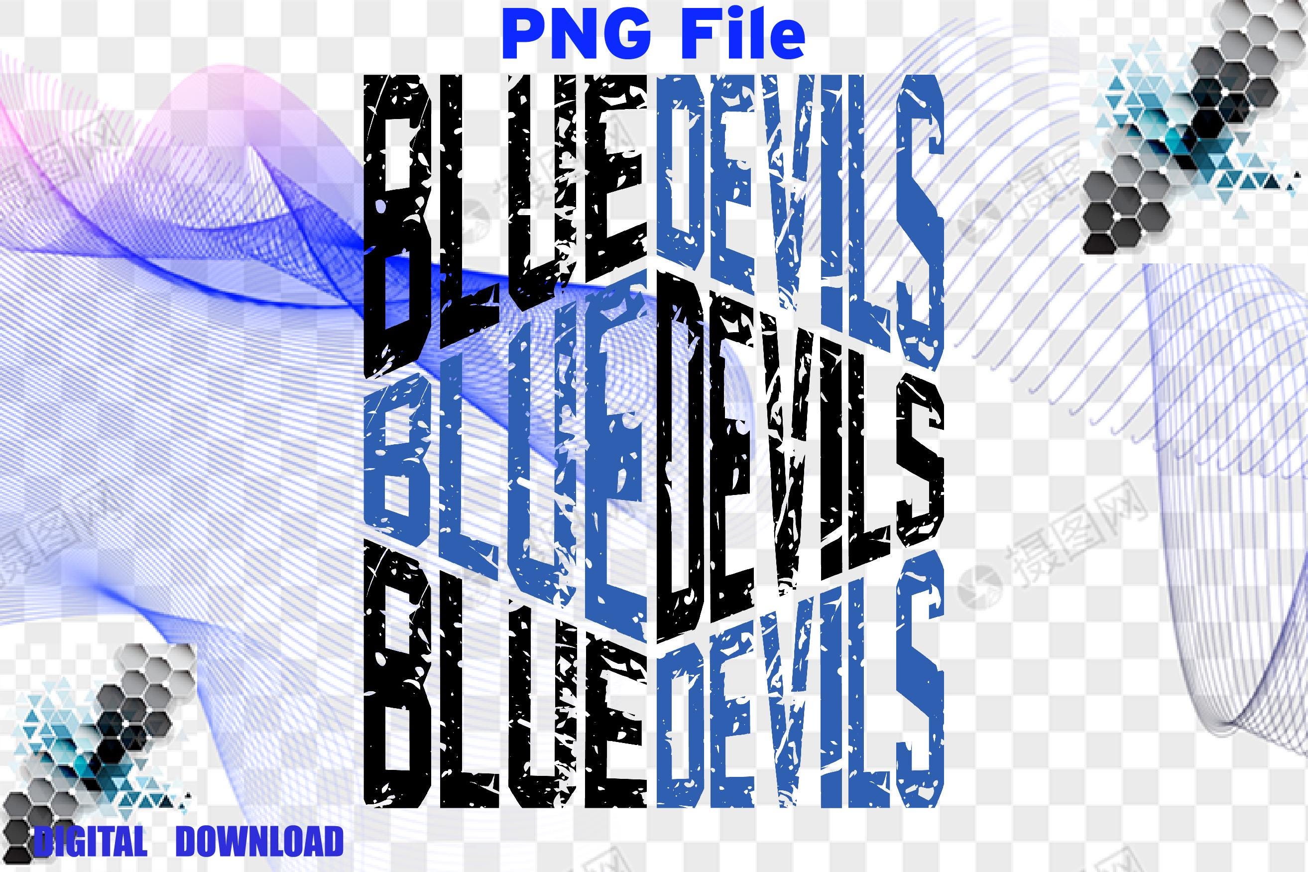 Blue Devils Png Design/ Mascot Design Png/football Mom Png/ Blue Devils ...