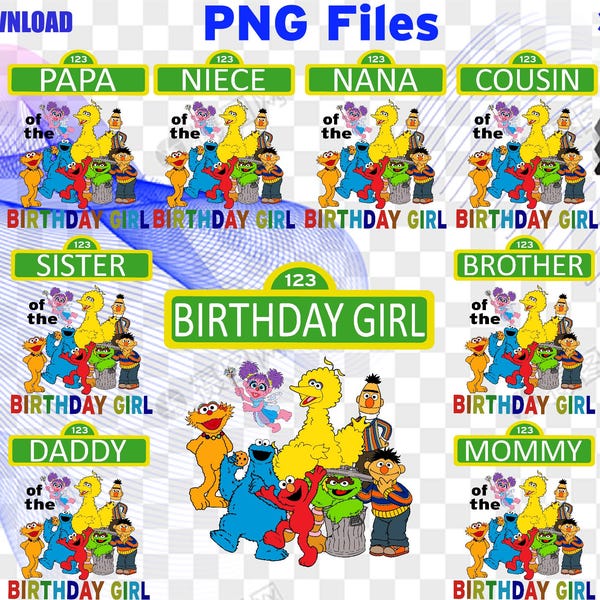 Elmo Birthday Girl - Etsy