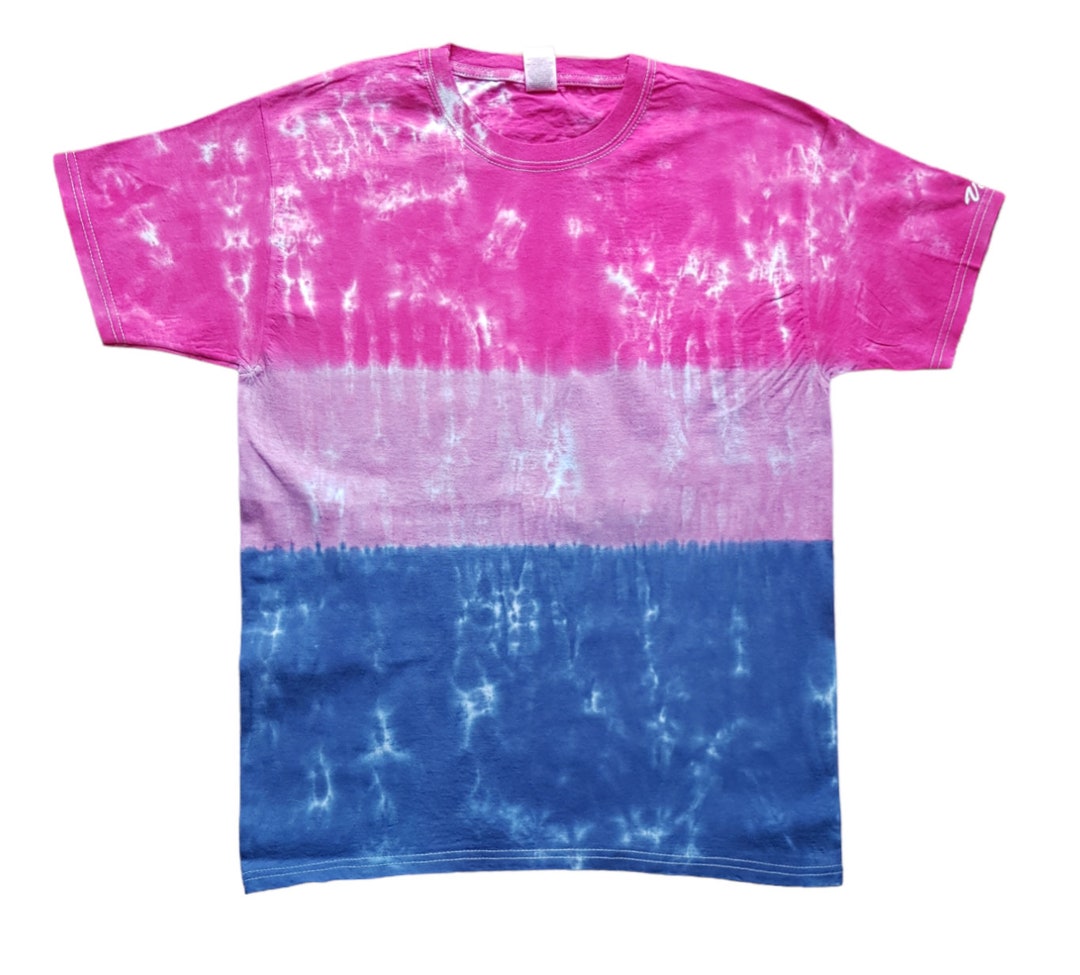 Bisexual Flag Tie Dye Shirt Bi Pride Shirt Bisexual Shirt Gay Pride