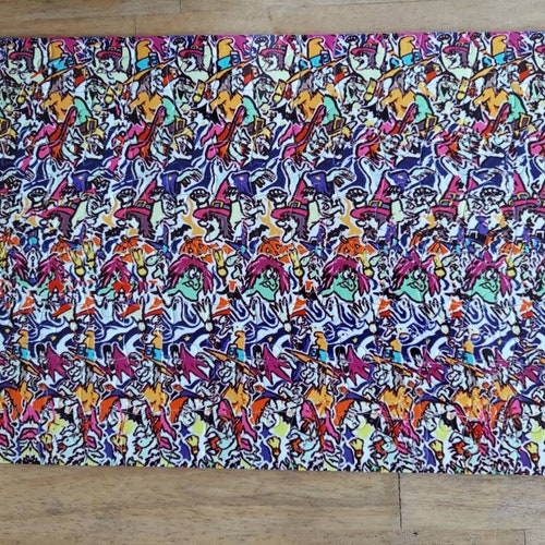 Skull Stereogram Creepy Horror Magic Eye 120 Piece - Etsy UK