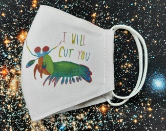 Funny Shrimp Mask - Etsy