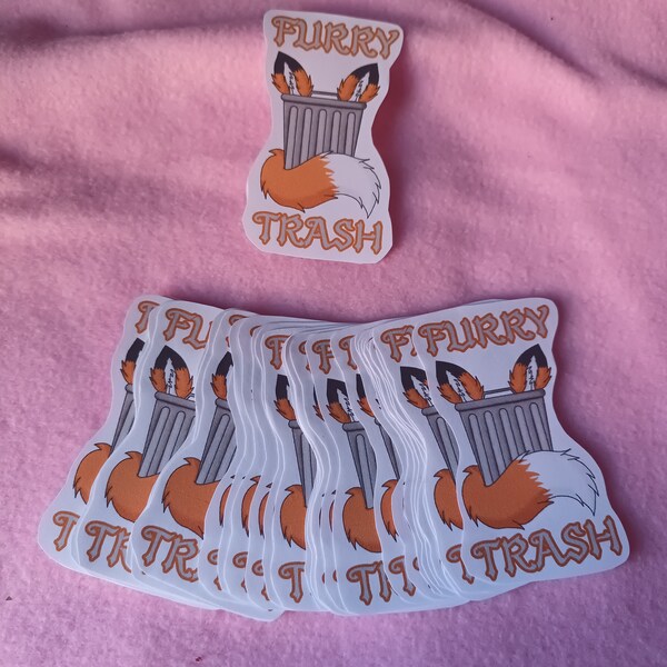 Furry Stickers - Etsy