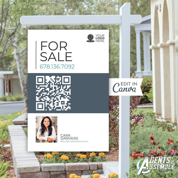 2 Luxury Open House Yard Sign Templates in Gold Editable in Canva Real ...