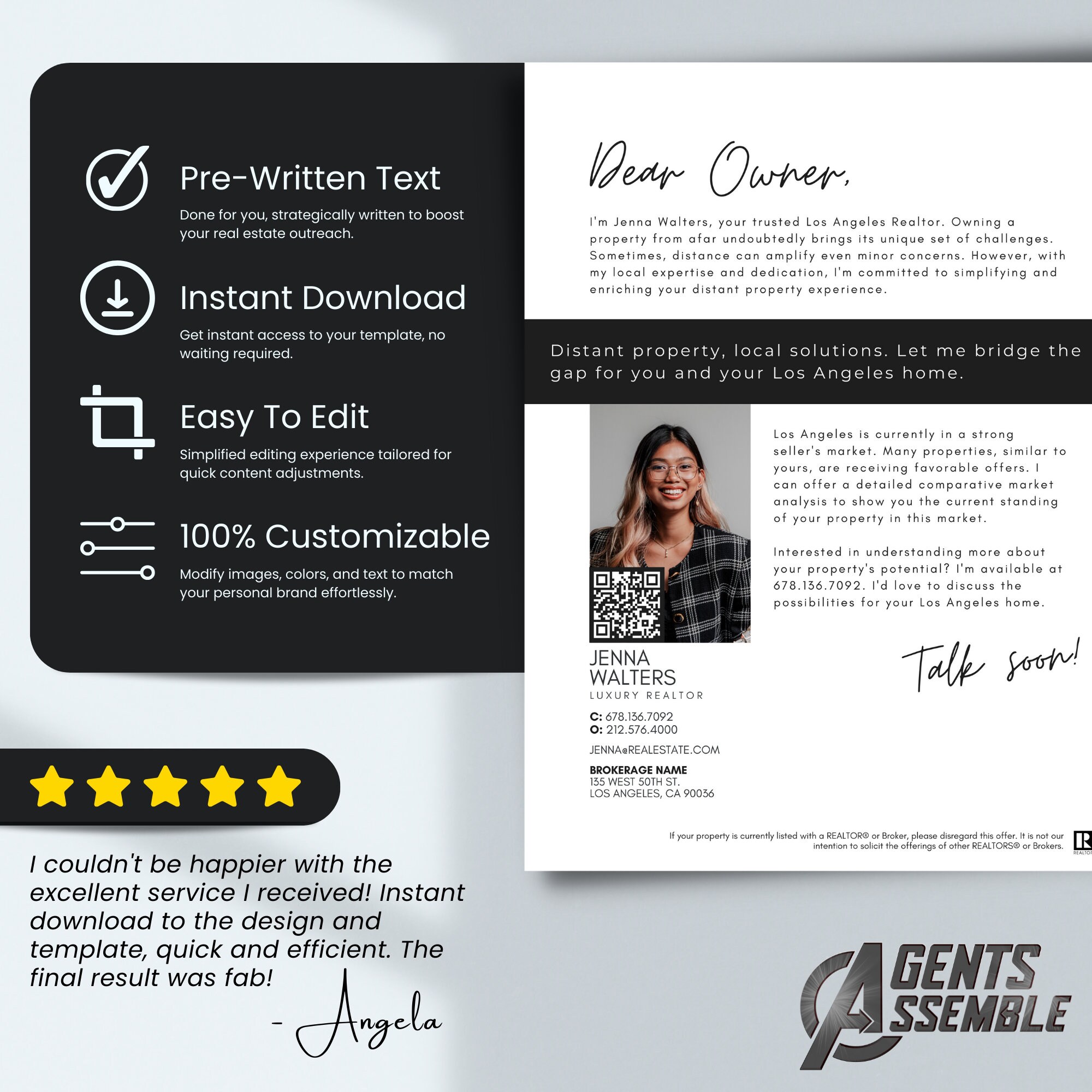 Out of State Owner Prospecting Letter Real Estate Investor Outreach ...