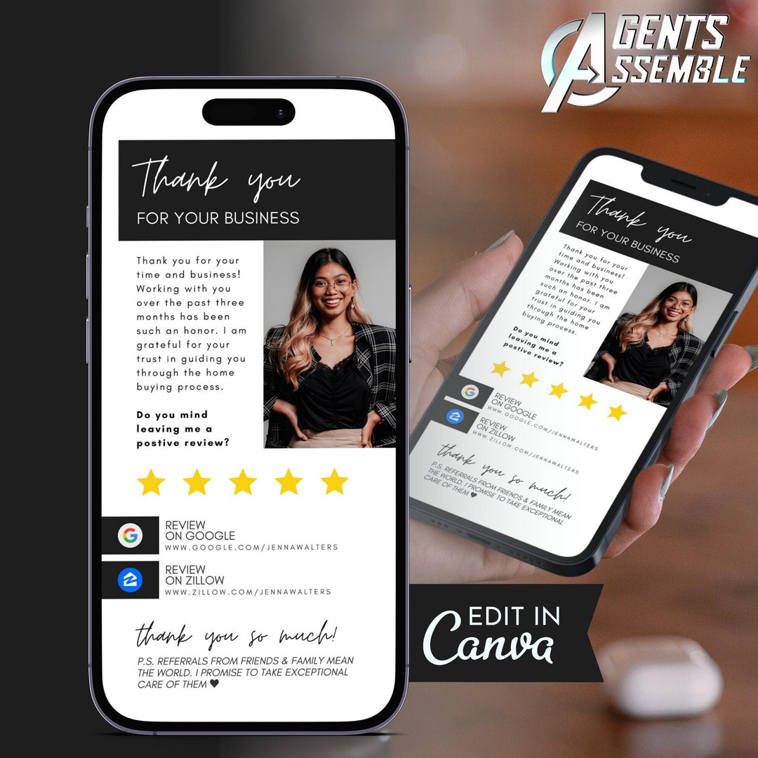 Client Review Request Text Template Realtor Testimonial Message ...