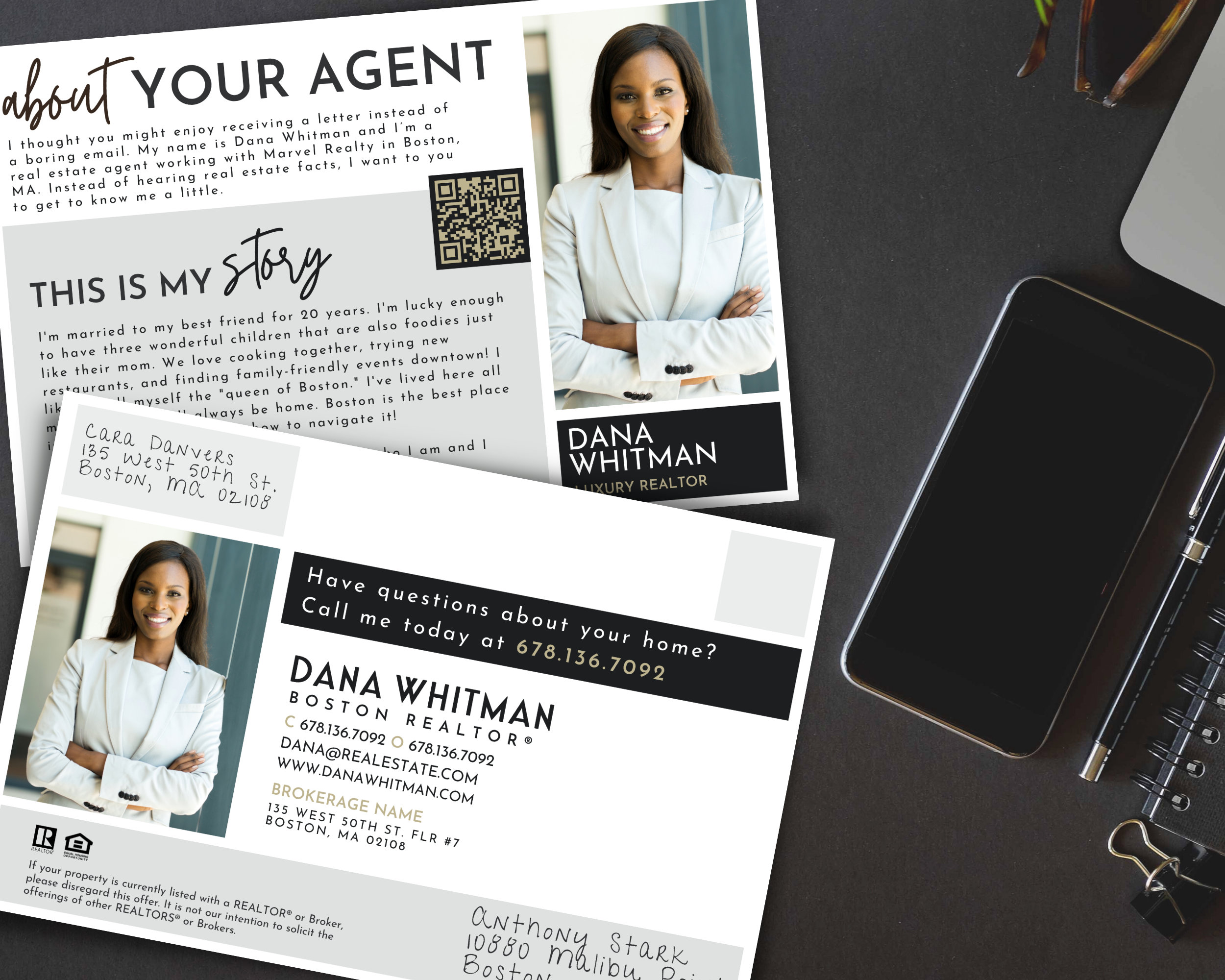 Meet Your Agent Real Estate Postcard: Editable Canva Template (instant ...