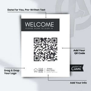 Digital Open House Sheet for Real Estate Agents, Realtor Open House ...