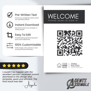 Digital Open House Sheet for Real Estate Agents, Realtor Open House ...