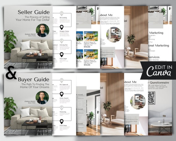 Seller Guide & Buyer Guide Bundle Real Estate Marketing - Etsy