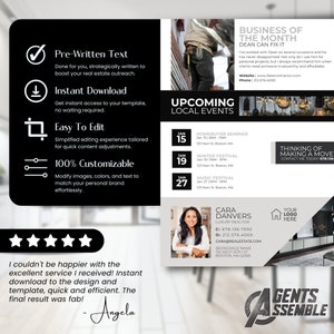 January 2024 Newsletter for Real Estate Agents, Marketing Template for ...