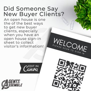 Digital Open House Sheet for Real Estate Agents, Realtor Open House ...