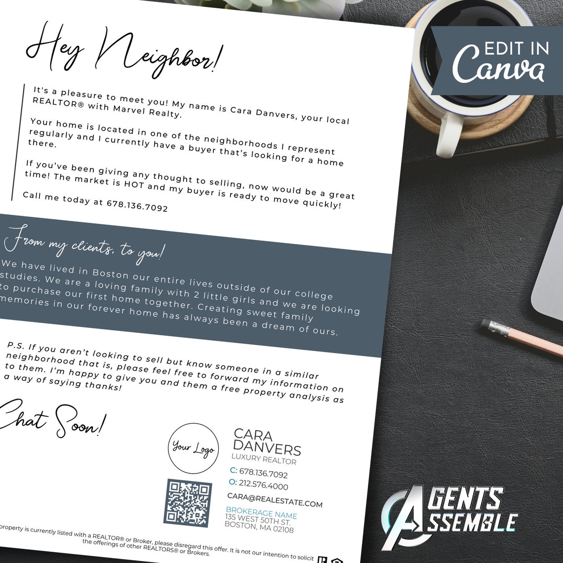 Real Estate Farming Letter Template: I Have Buyers (canva Download) - Etsy