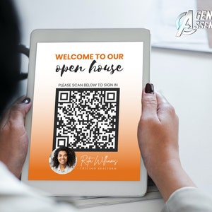 Fall Open House Sign-in Sheet W/ QR Code: Real Estate Marketing (canva ...