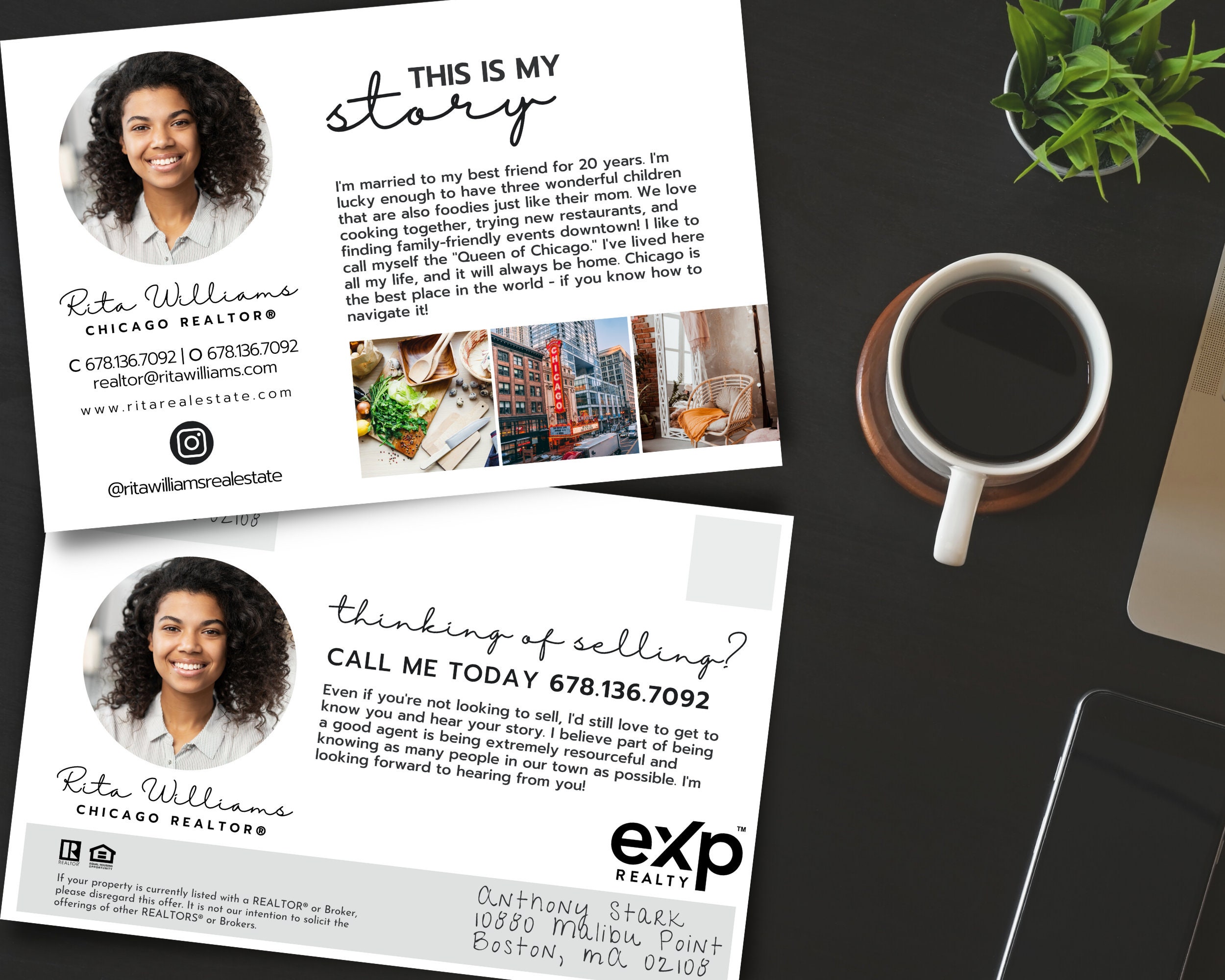 New Real Estate Agent Introduction Postcard This Is My Story Etsy