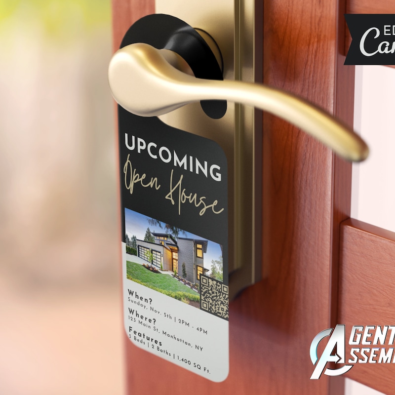 Realtor Door Hanger - Etsy