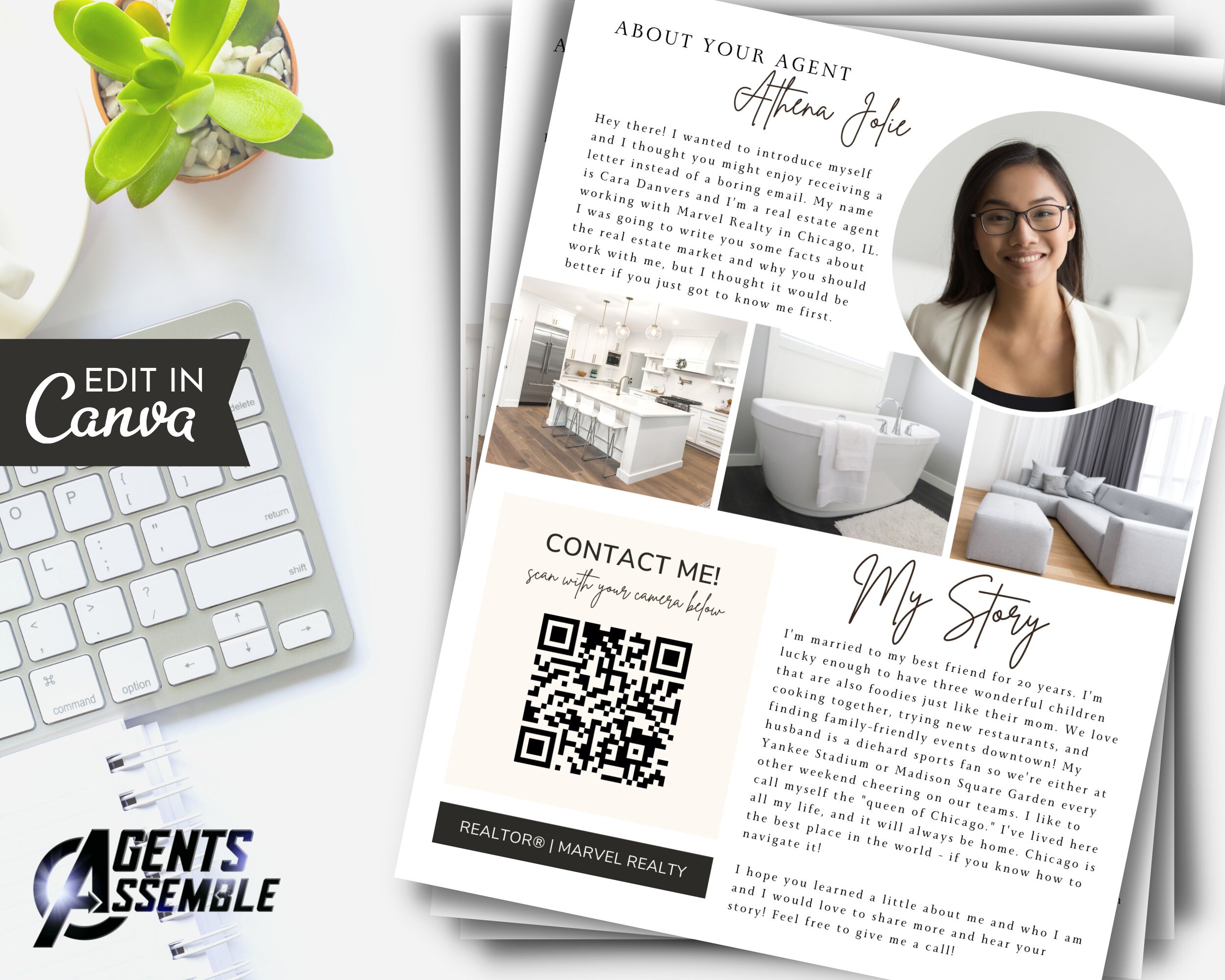 New Agent Intro Flyer Realtor Introduction Letter Editable - Etsy