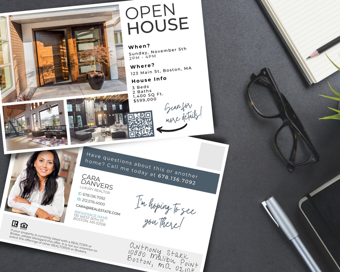 Real Estate Postcards Bundle Postcard Pack for Realtor New - Etsy