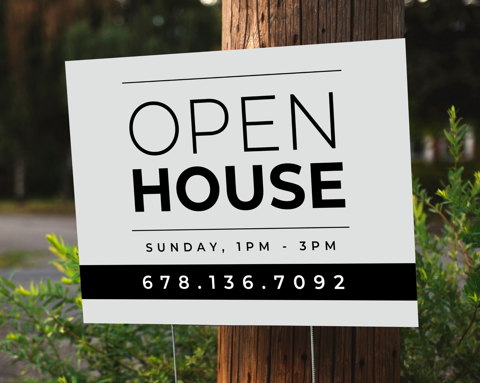 Open House Yard Sign V2 Real Estate Template Open House | Etsy