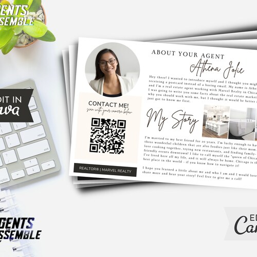 Real Estate Postcard Real Estate Marketing Realtor - Etsy