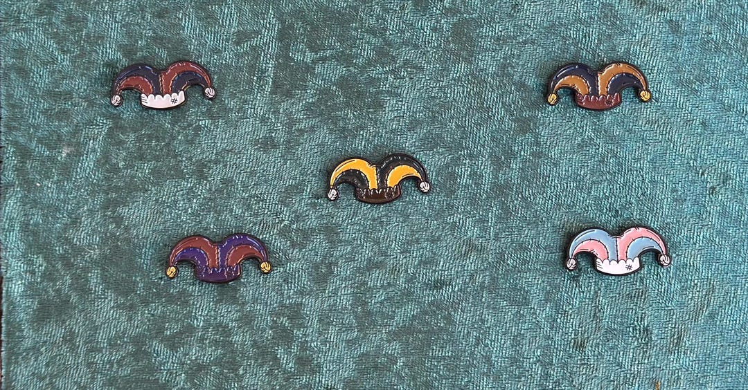 Jester Hat Enamel Pins - Etsy