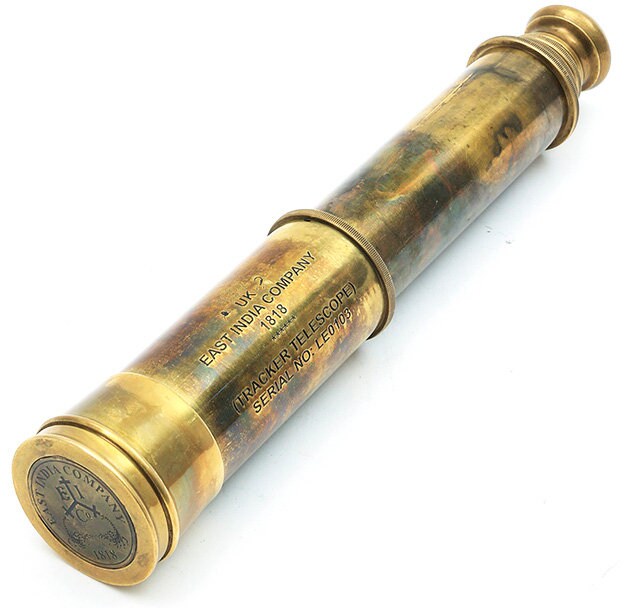 Antique Look Brass Telescope East India Company 1818 Tracker Spyglass ...