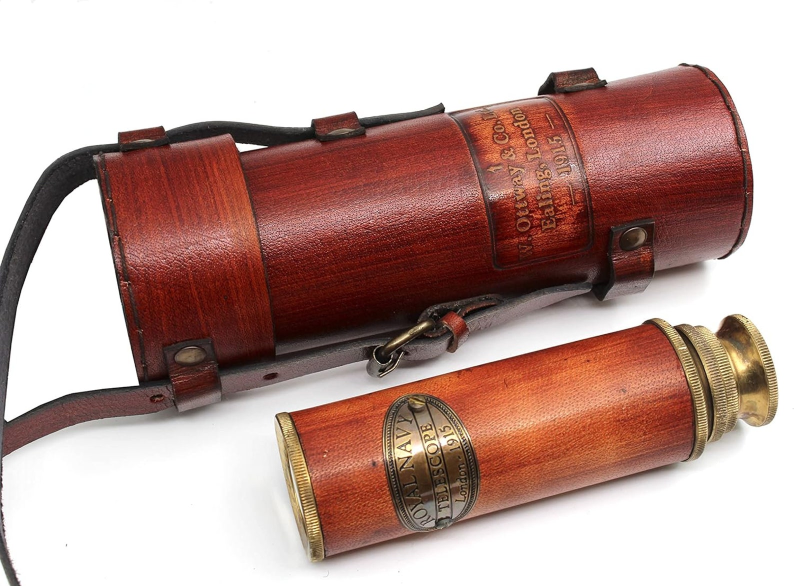 Replica of Vintage Pirate Brass Antiquelook Telescope\spyglass ...